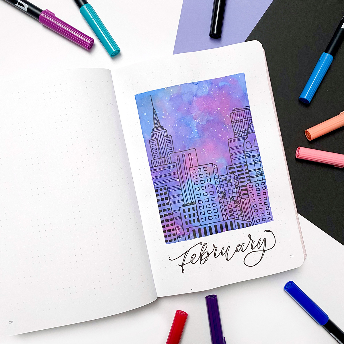 Free Bullet Journal Templates | Tombow