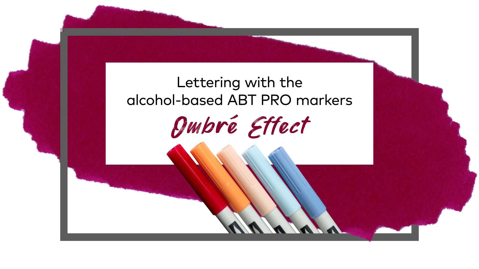 Tombow Europe: ABT PRO Lettering | Tombow