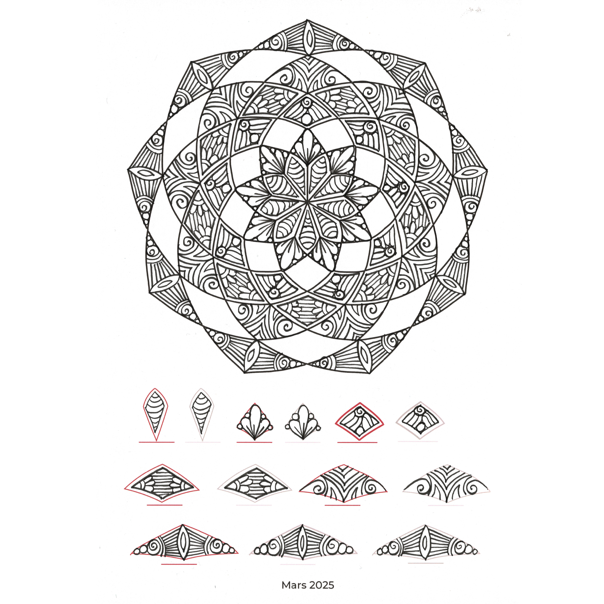 Tombow Europe: Création Mandala « Élan » : coloriage