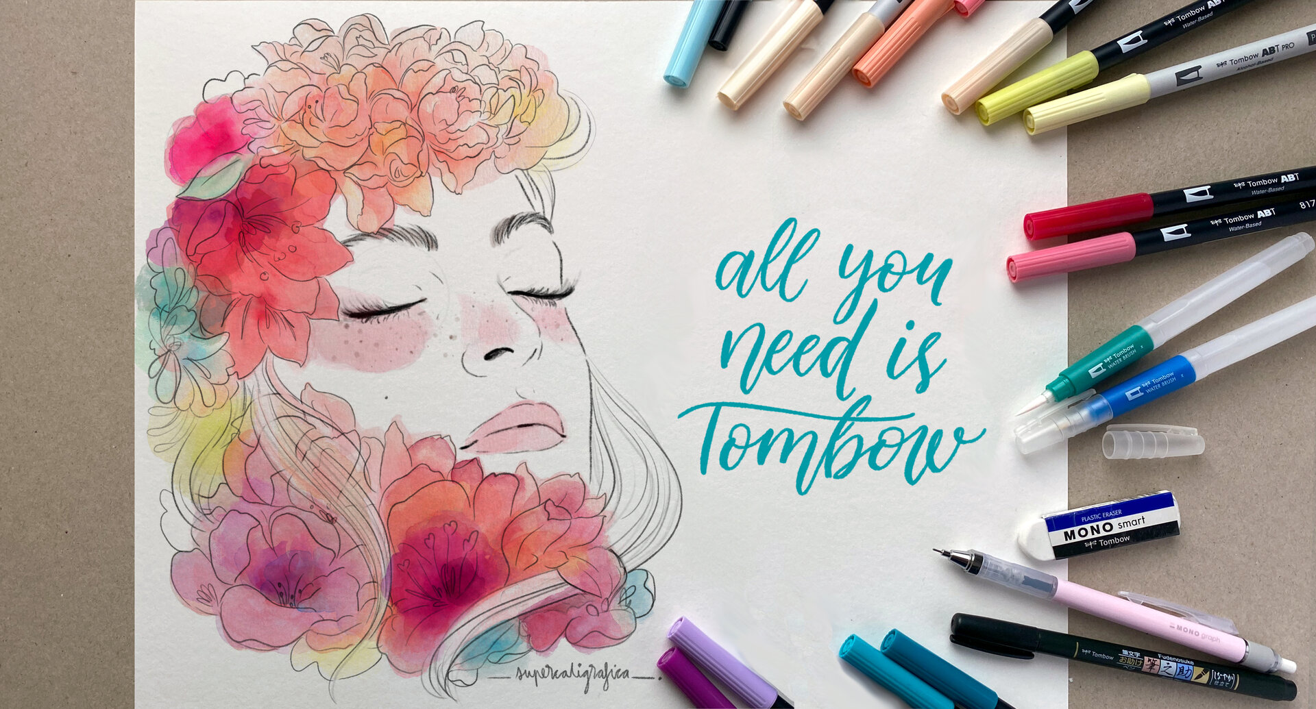 Unique Brush Pen Drawings Also, The Easiest Way To Quickly Draw