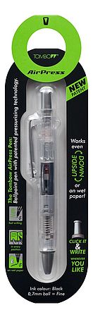 AirPress Pen transparent blister-packed