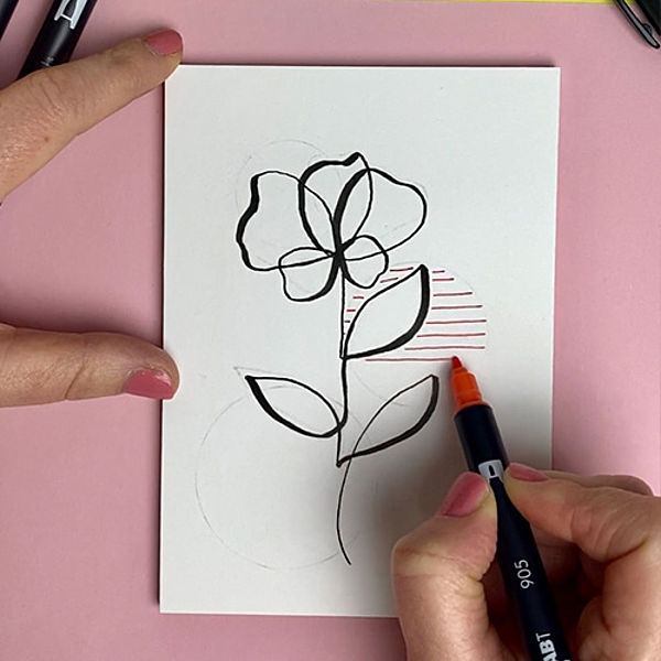 Gratis One Line Art-sjablonen