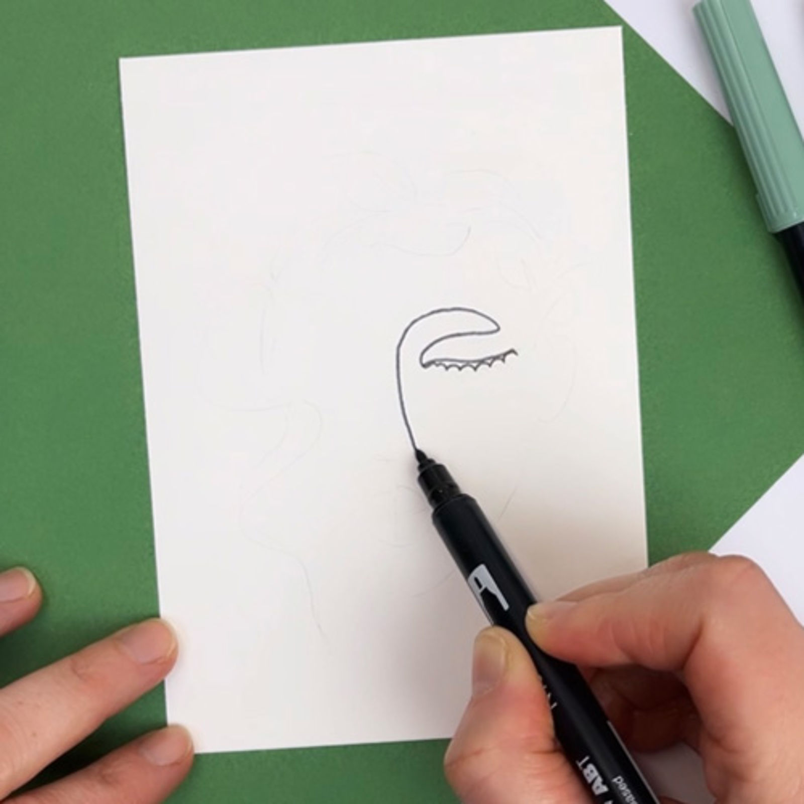 Kostenlose One Line Art Vorlagen