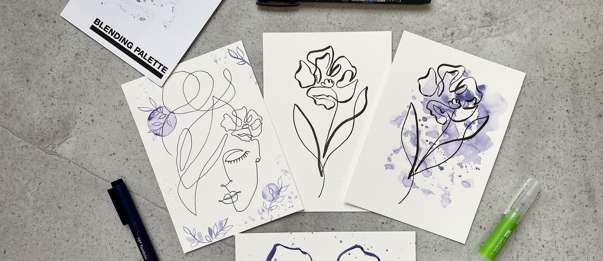 Tombow Europe: One Line Art ideas & tutorials for creatives │Tombow