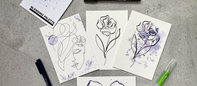 Tombow Europe: One Line Art ideas & tutorials for creatives │Tombow