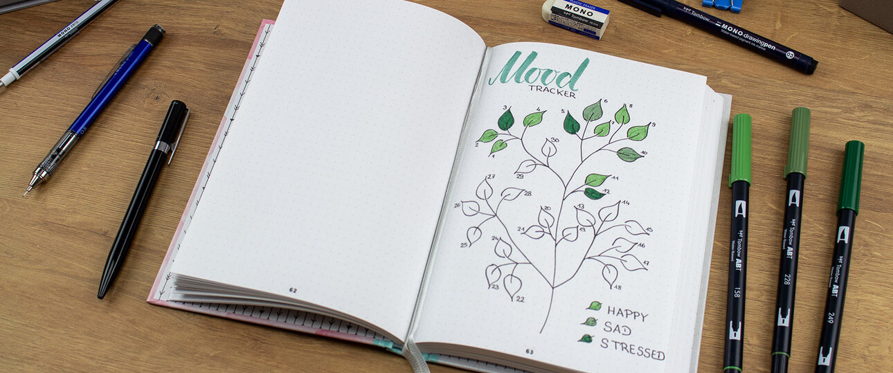 Tombow Europe: Mood tracker for your Bullet Journal │Tombow
