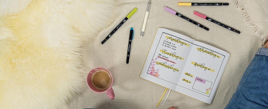 Tombow Europe: Free Bullet Journal Templates | Tombow