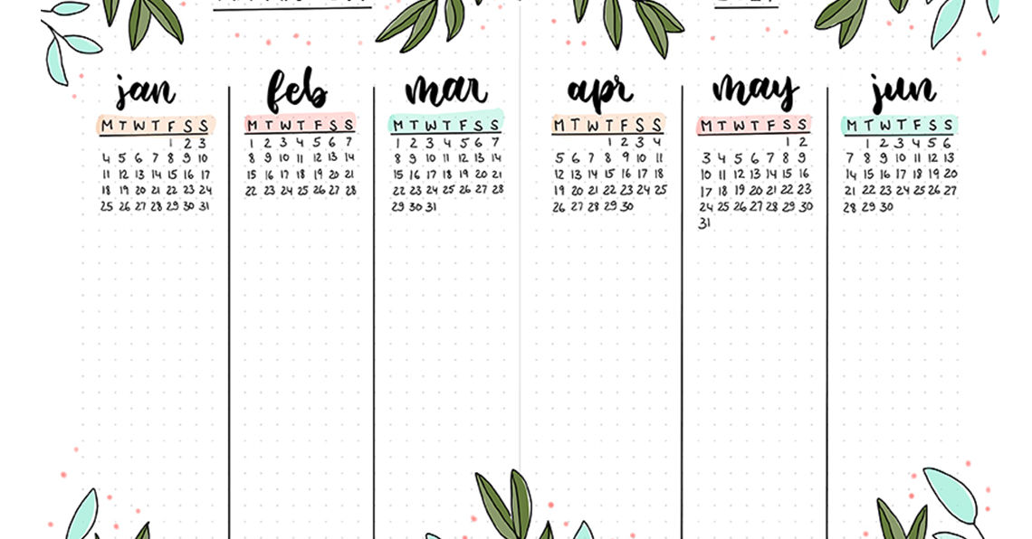 Modèles gratuits pour Bullet Journal | Tombow