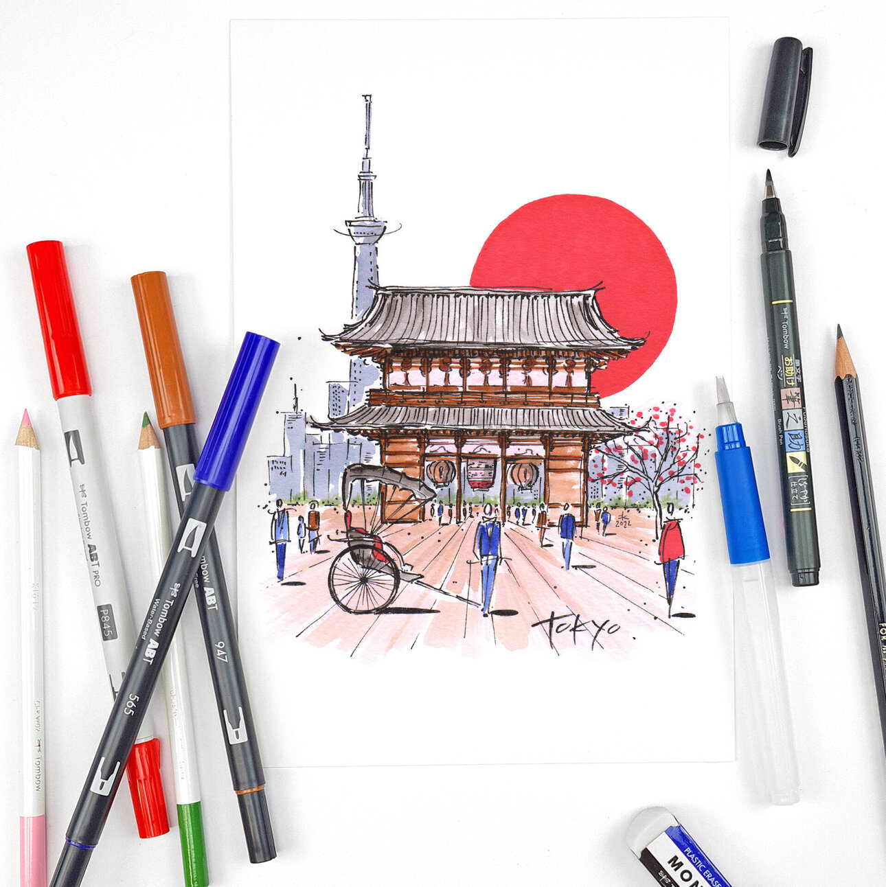 Tombow Europe: Urban sketching: ideas & tools for creative drawings │Tombow