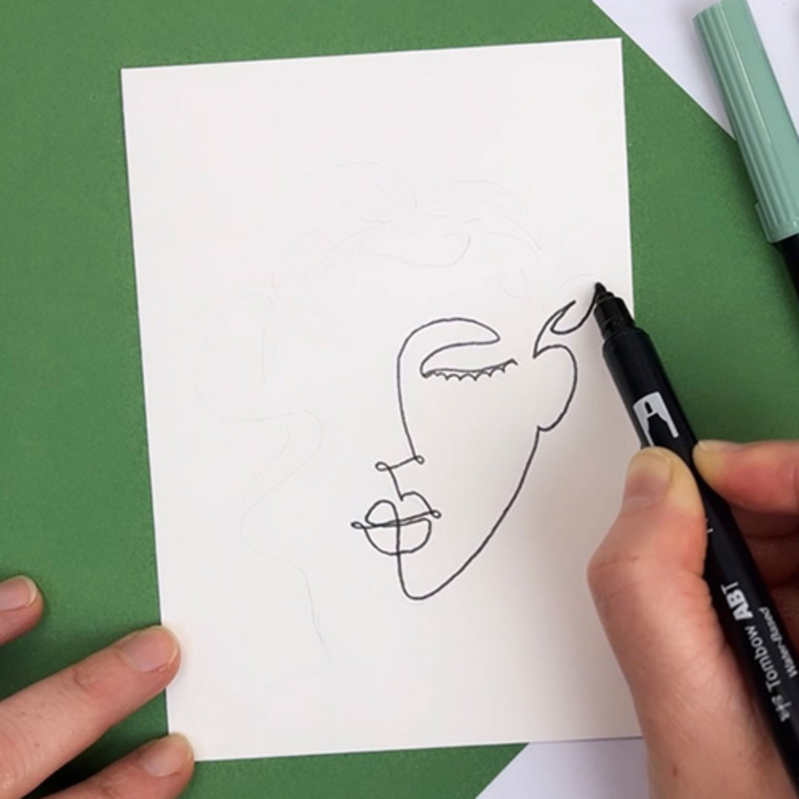 Kostenlose One Line Art Vorlagen