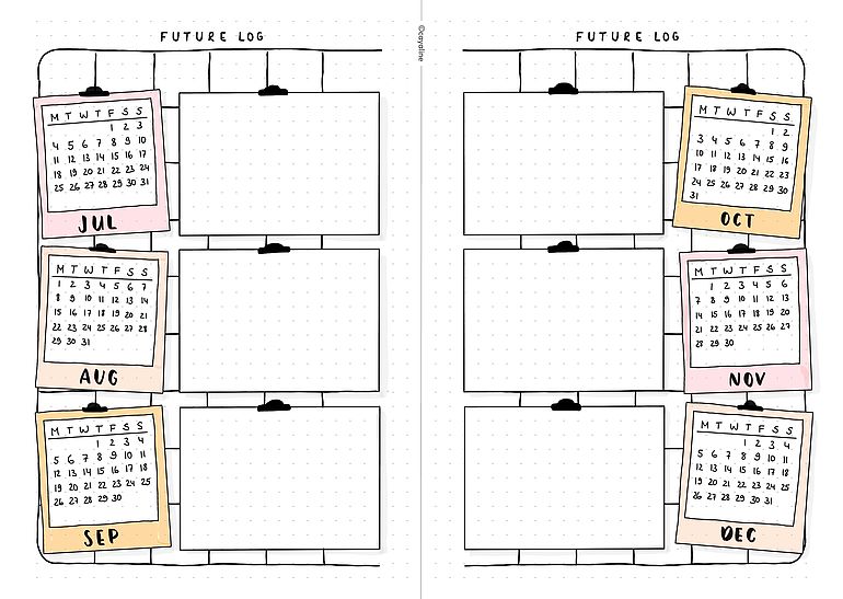 Free Bullet Journal Templates | Tombow