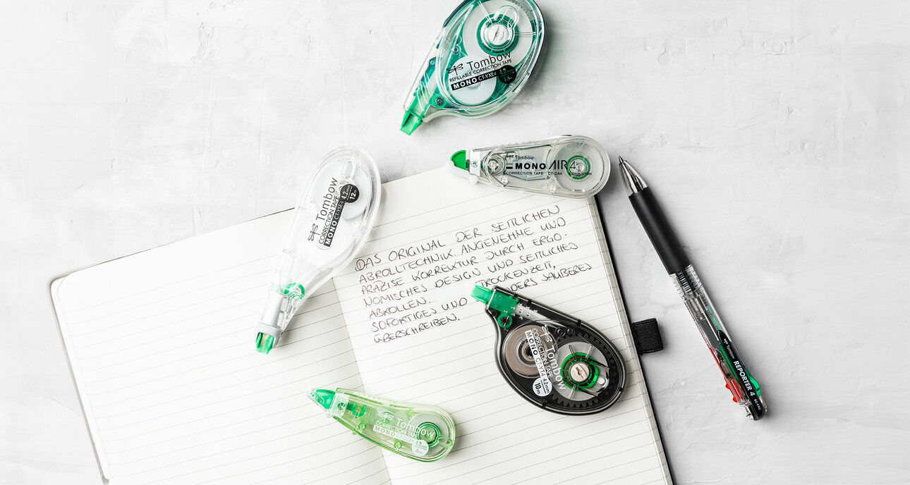 Tombow Europe: Correction Tape for Precise, Clean Corrections │ Tombow