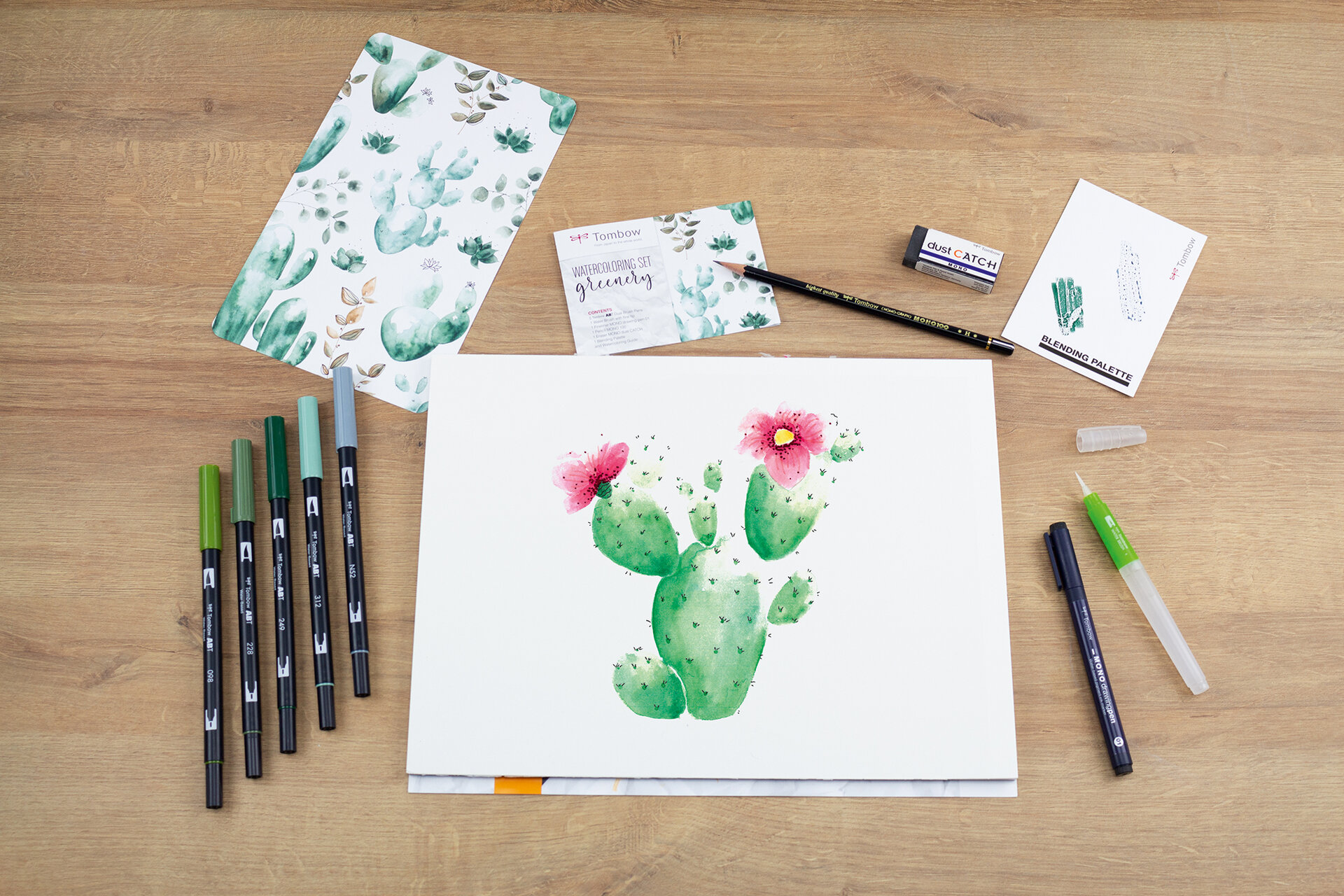 Tombow Europe Watercolor painting for beginners with Brush Pens Tombow