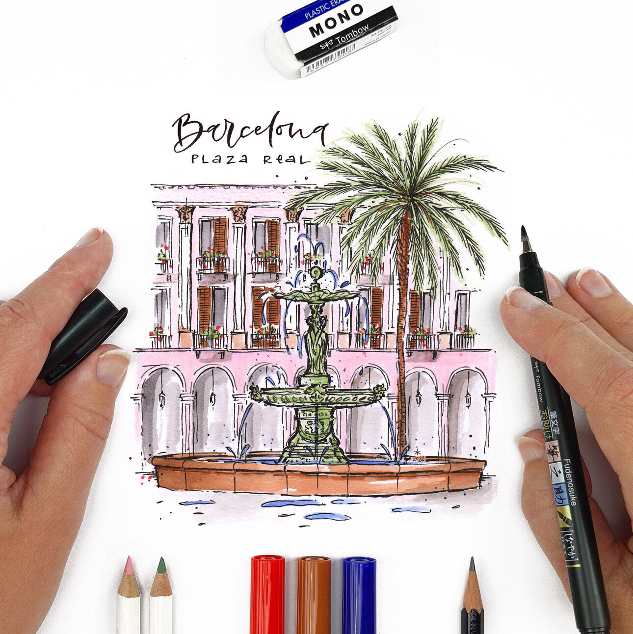 Tombow Europe: Urban sketching: ideas & tools for creative drawings │Tombow
