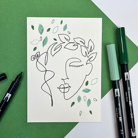 Tombow Europe: One Line Art ideas & tutorials for creatives │Tombow