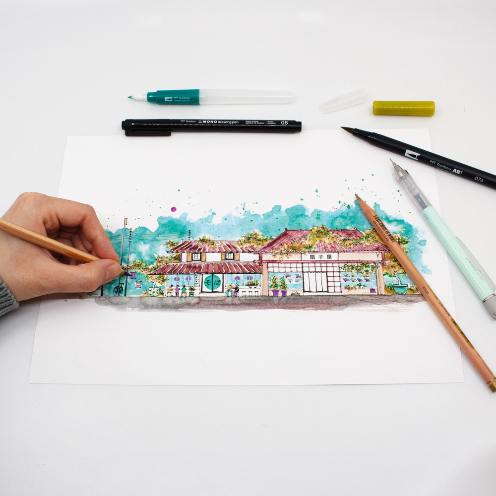 Tombow Europe: Urban Sketching Set: Japan Edition
